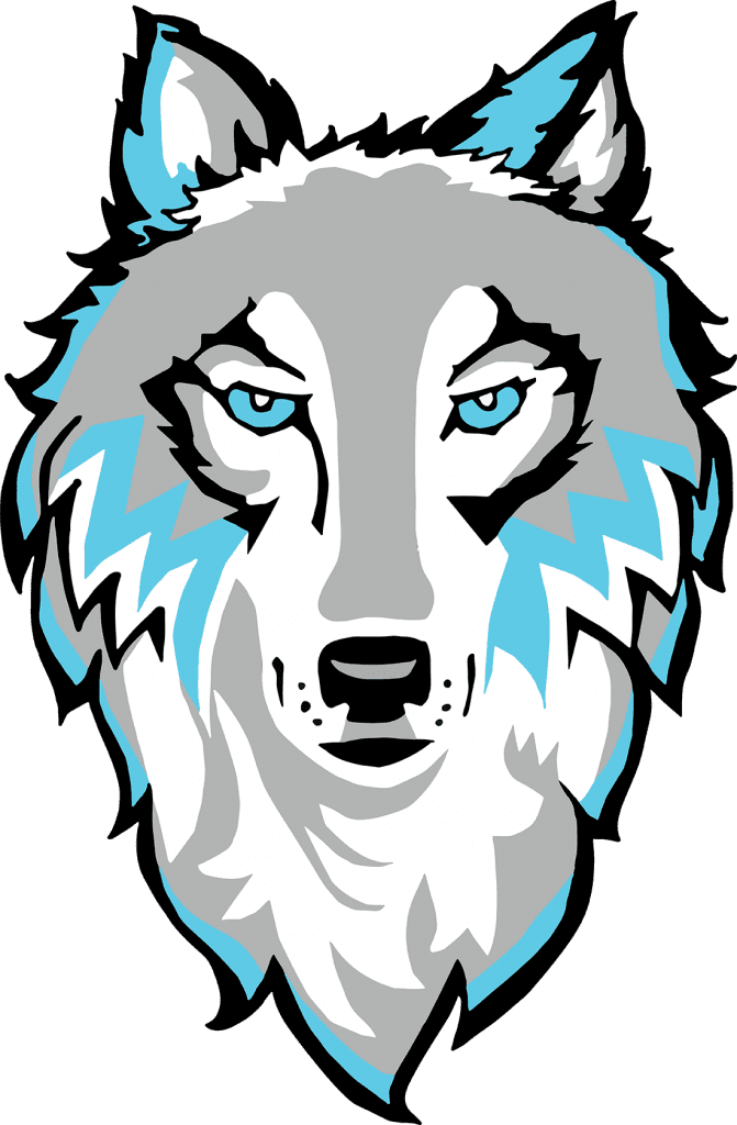 Timberwolf Mascot - Texas Letter Jackets